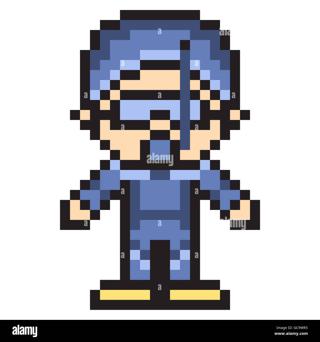 illustration design pixel art dive Stock Photo - Alamy