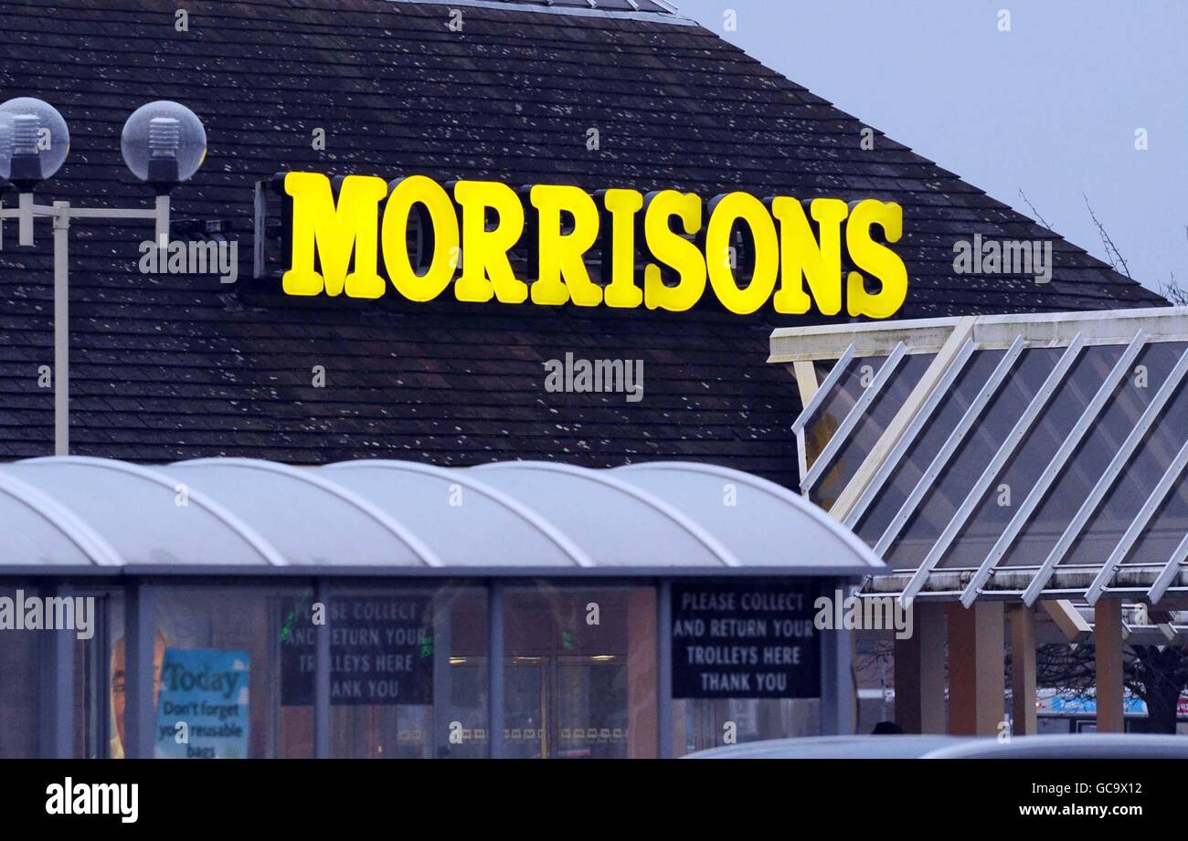 A Morrisons store in Yate, South Gloucestershire, on the day the ...