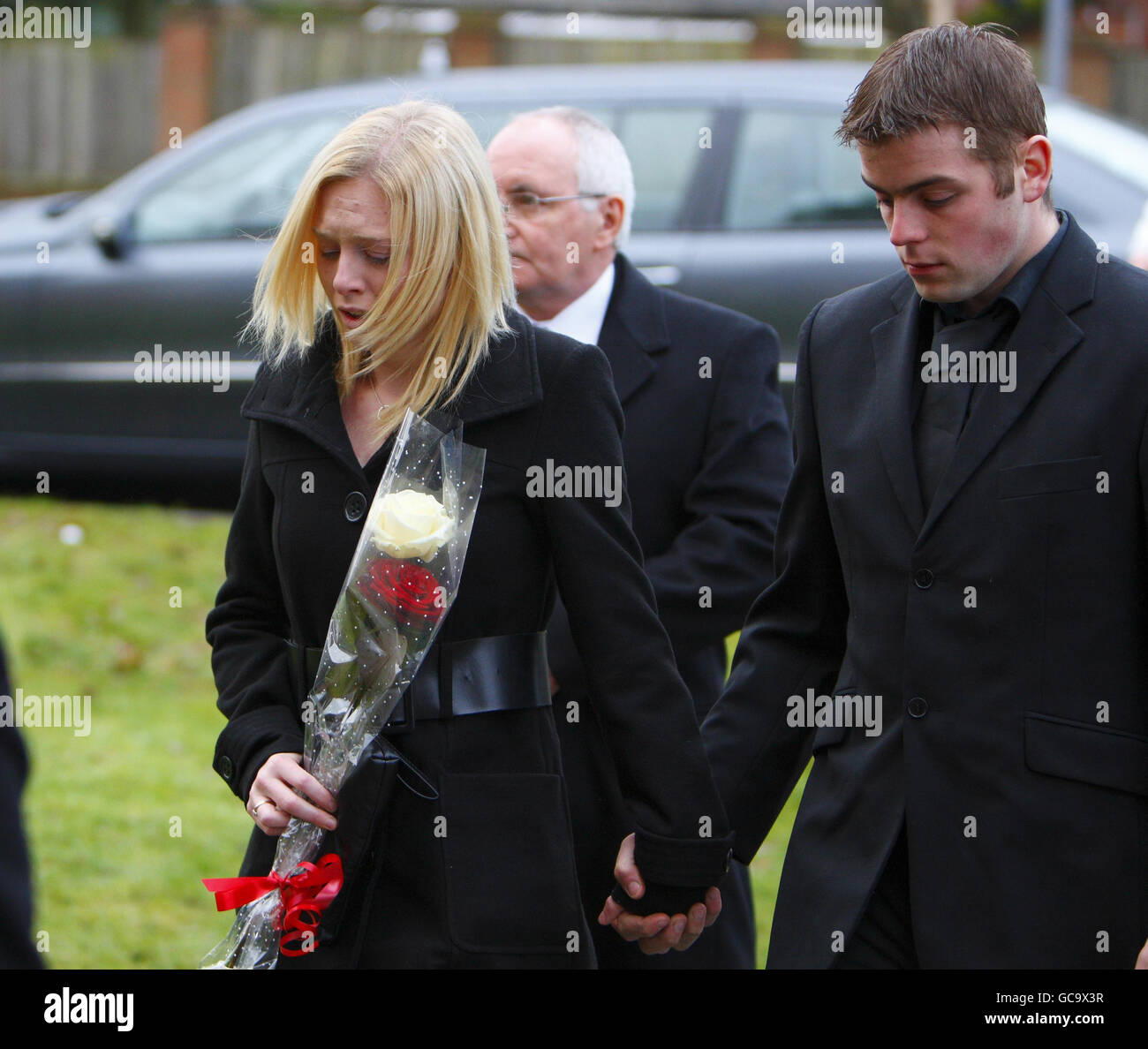 Funeral of Julie Harrison and Maisie Harrison-Copland Stock Photo - Alamy
