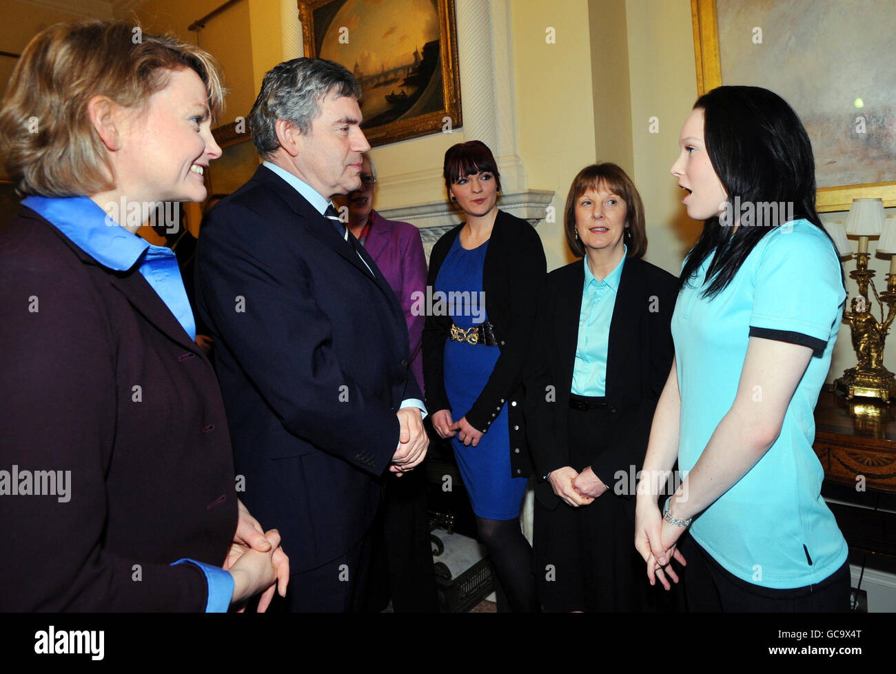 Backing Young Britain campaign Stock Photo - Alamy