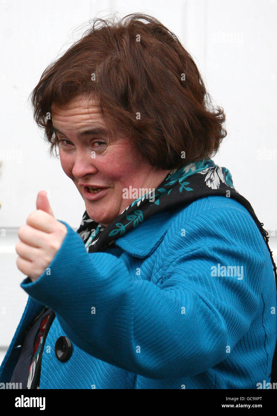 Susan Boyle disturbs intruder Stock Photo - Alamy