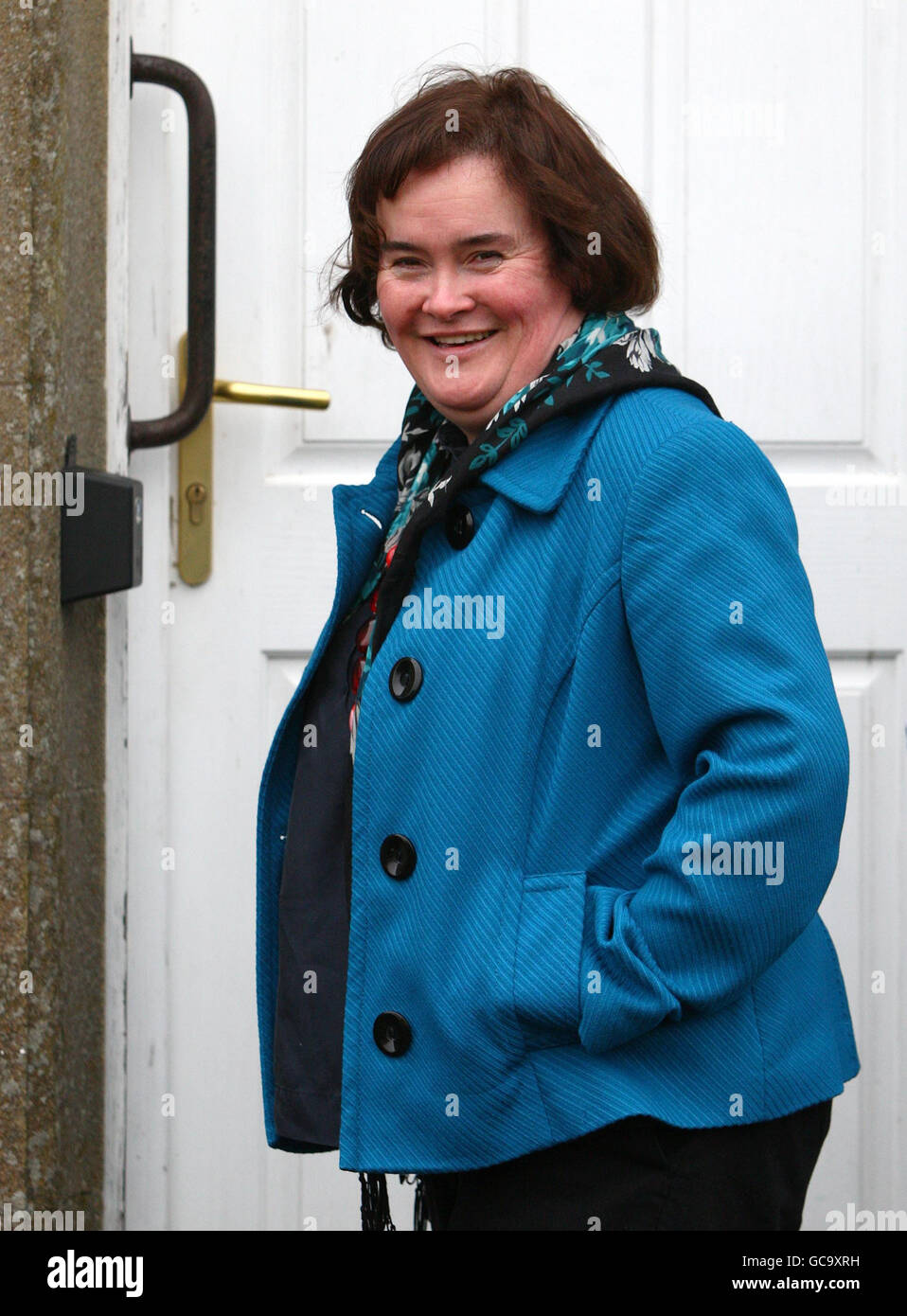 Susan Boyle disturbs intruder Stock Photo - Alamy