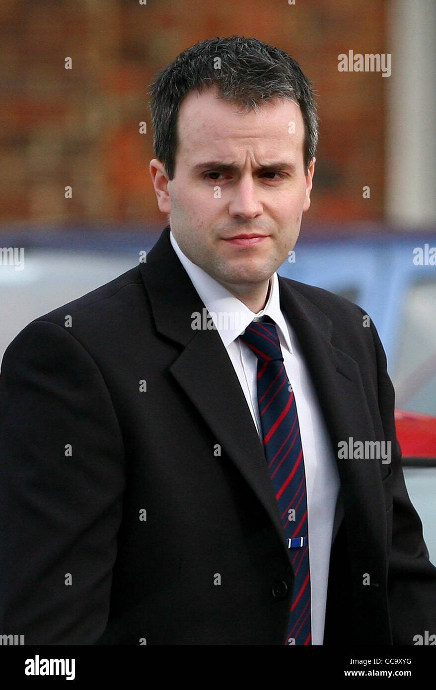 PC Stewart Chalmers leaves Lewes Magistrates Court in Lewes, East ...