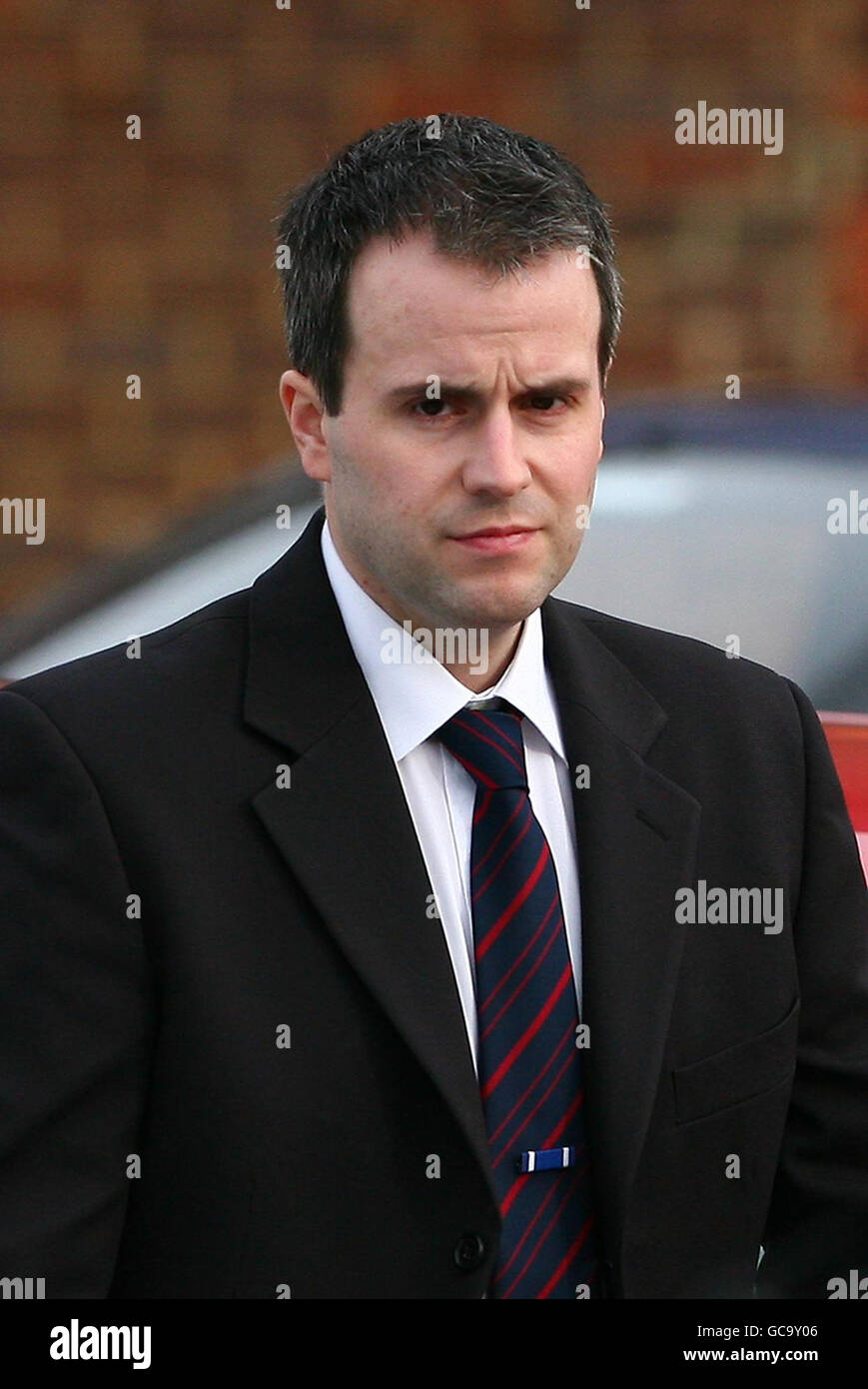 Pc stewart chalmers leaves lewes magistrates court in lewes hi-res ...