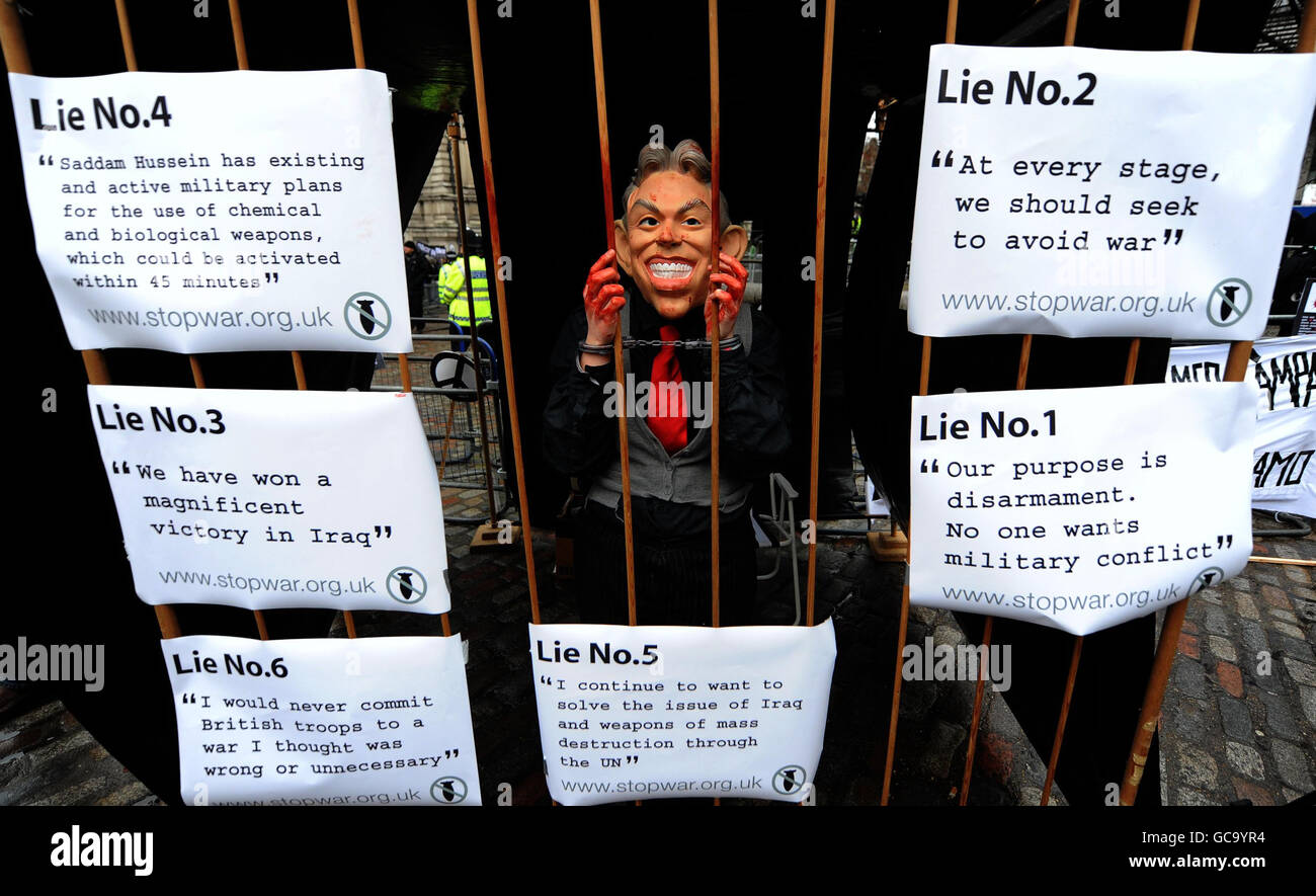 Chilcot Iraq inquiry Stock Photo - Alamy