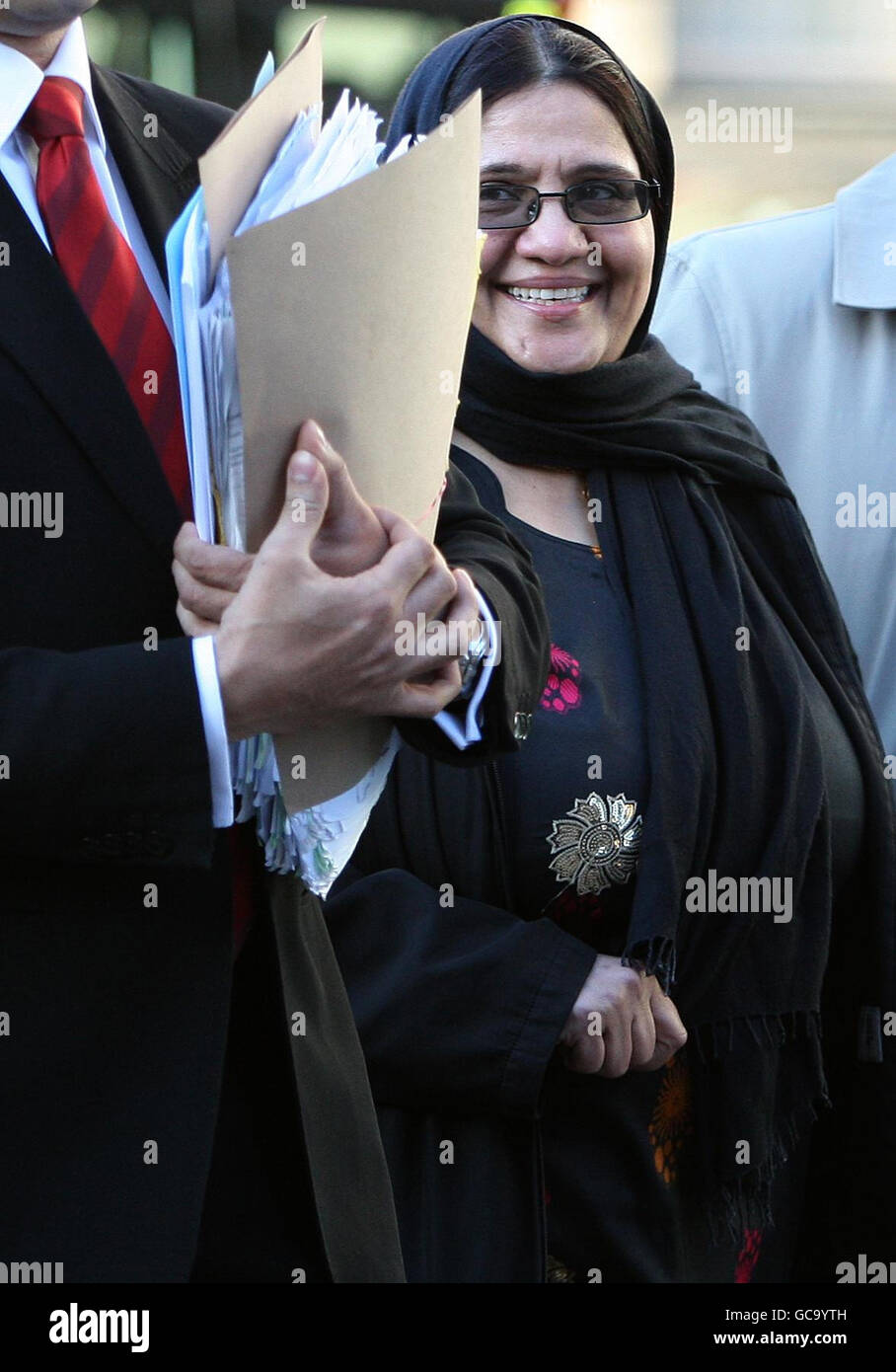 Parveen Siddique, mother of Mohammed Atif Siddique smiles as she leaves ...