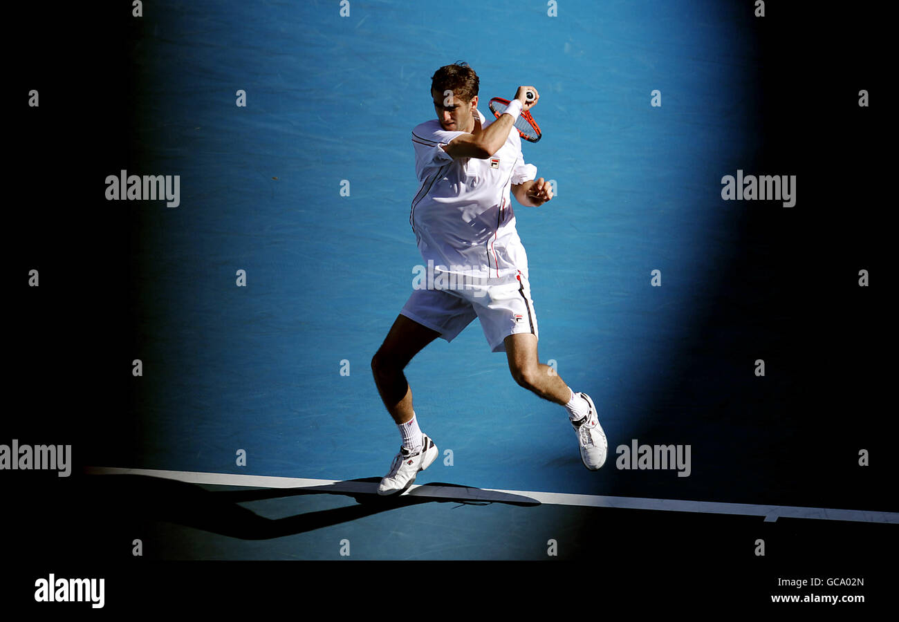 Tennis australian open 2010 day nine melbourne park hi-res stock ...