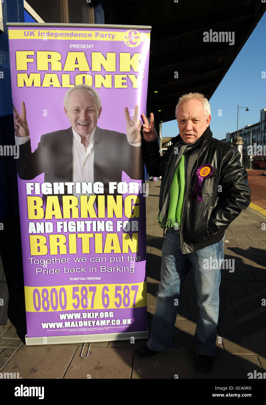 Boxing promoter Frank Maloney outside barking Station where he was ...