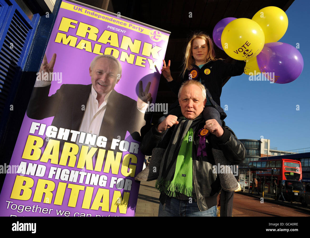 Frank Maloney election campaign Stock Photo - Alamy