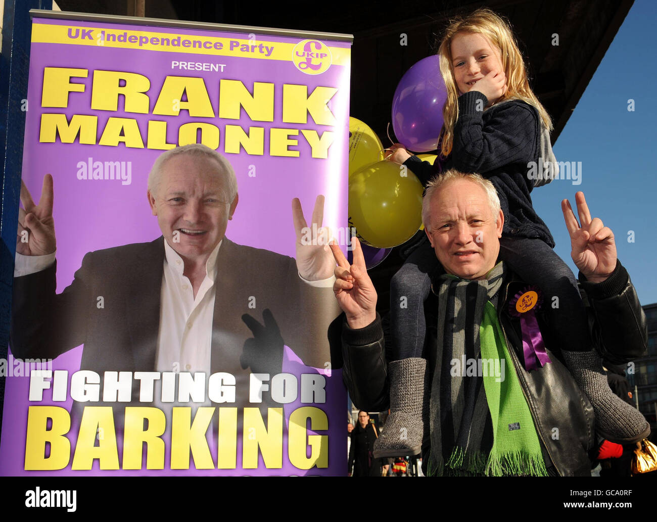 Frank Maloney election campaign Stock Photo - Alamy