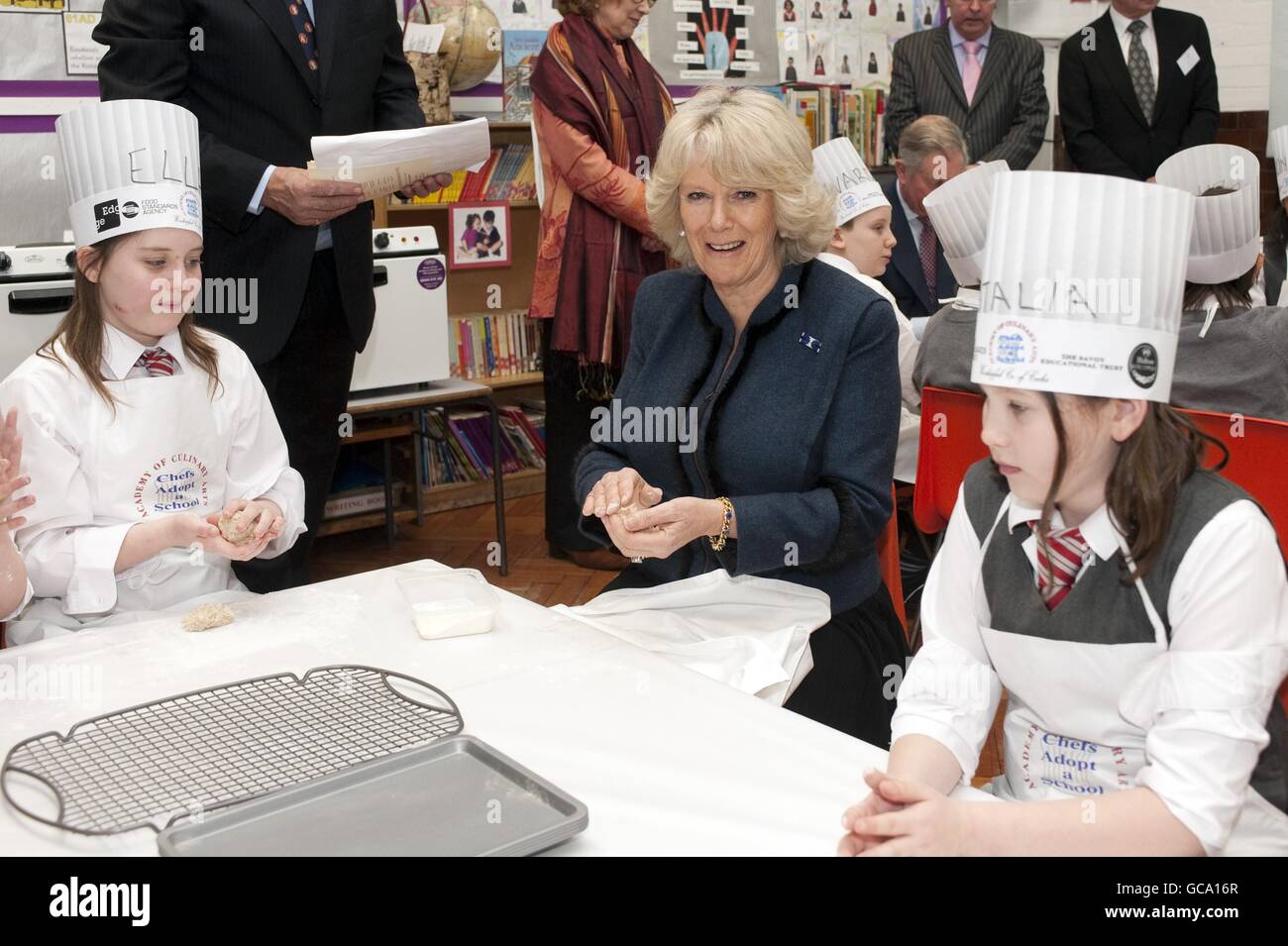 Chefs Adopt A School programme Stock Photo - Alamy