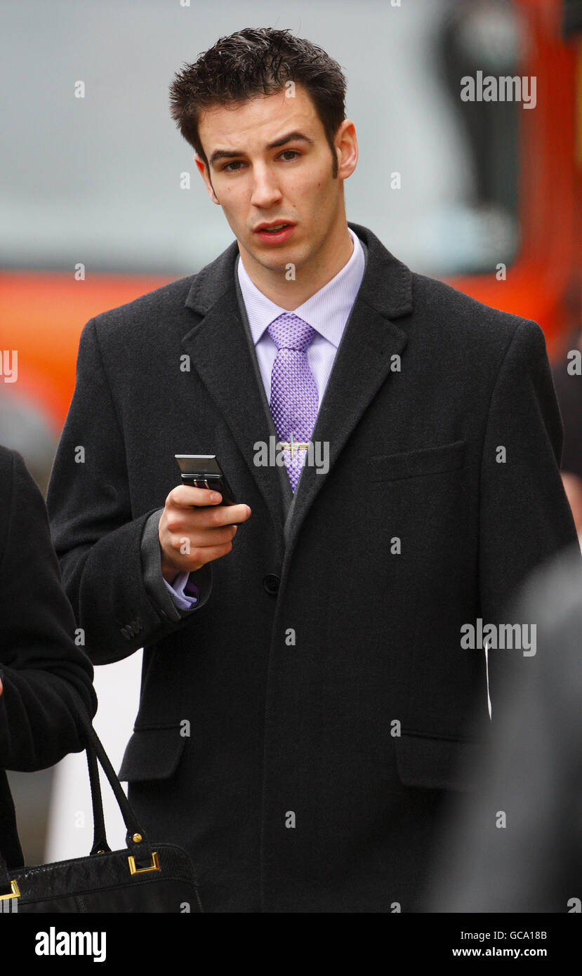 Royal Marine Commando Ben Scott arrives at Winchester Crown Court where ...