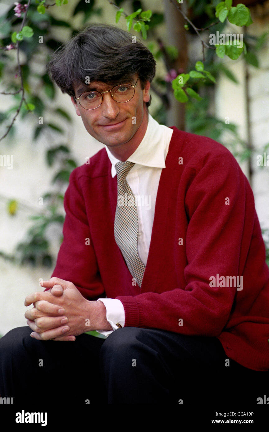 LORD MANCROFT IN BACK GARDEN Stock Photo - Alamy