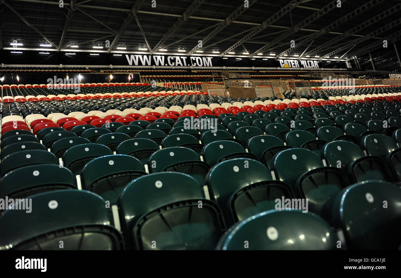 General view of the Caterpillar stand at Welford Road Stock Photo - Alamy