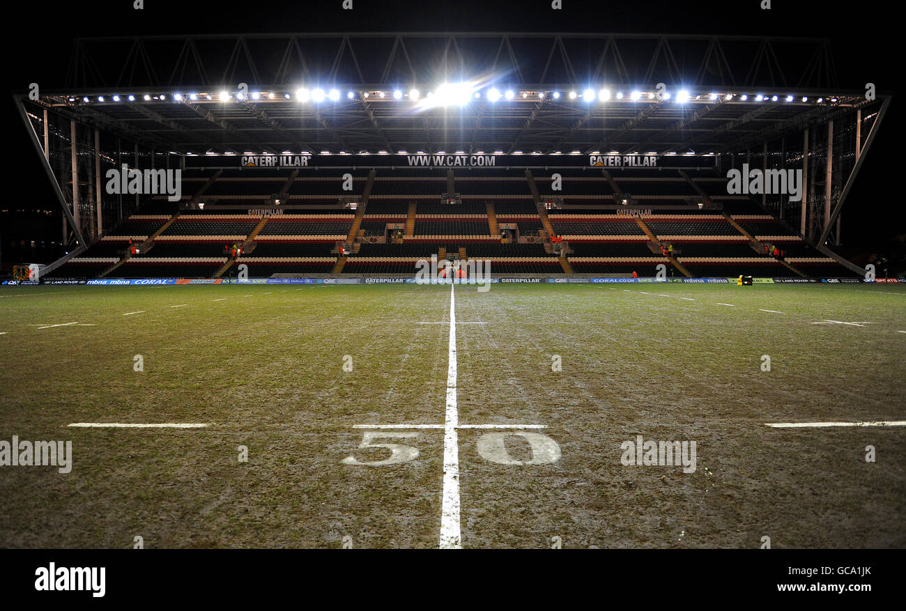 General view of the Caterpillar stand at Welford Road Stock Photo - Alamy