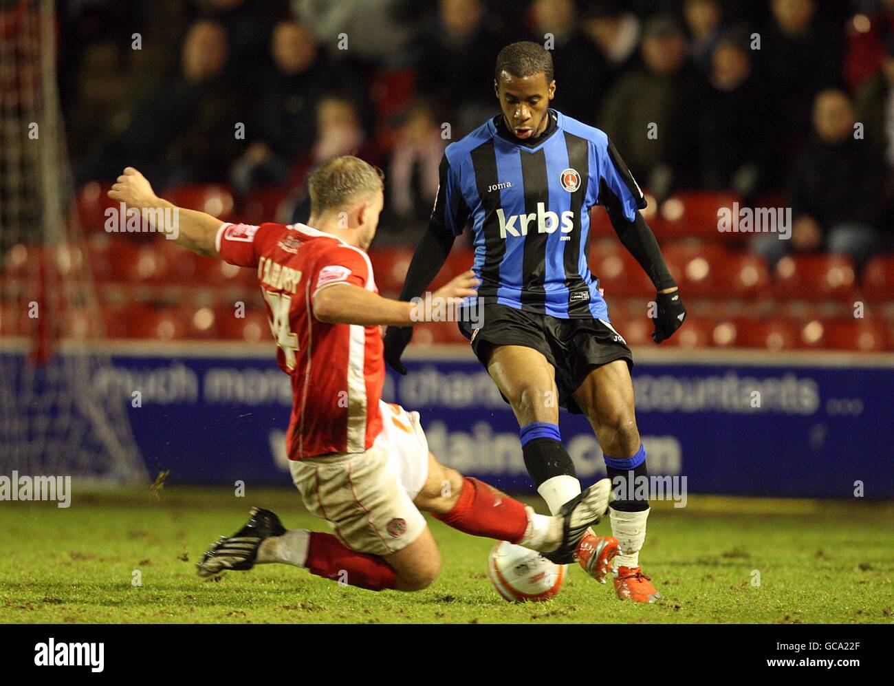 Soccer coca cola football league one walsall charlton athletic banks ...