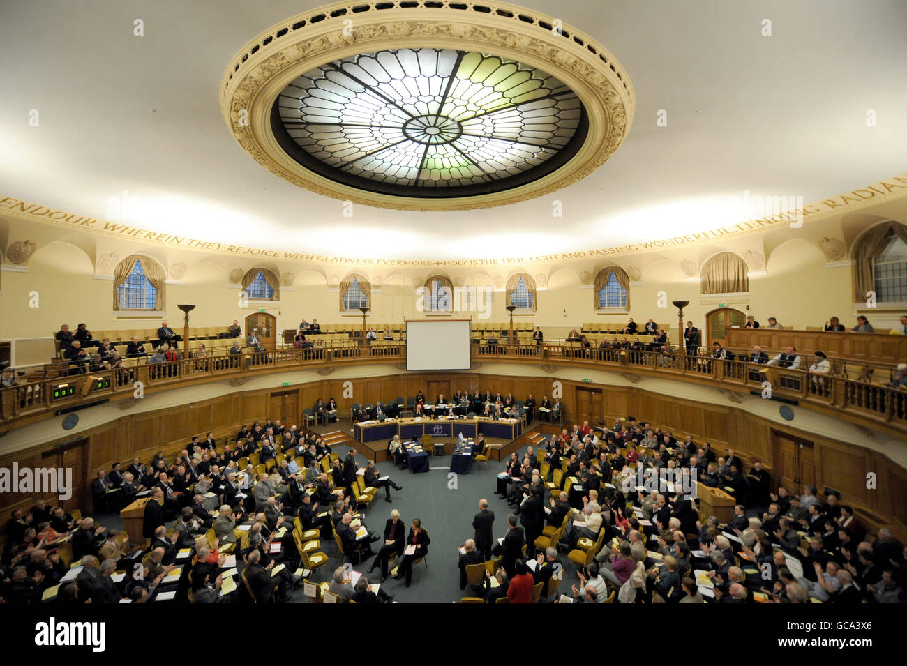 General view of the General Synod at Church House, London Stock Photo ...
