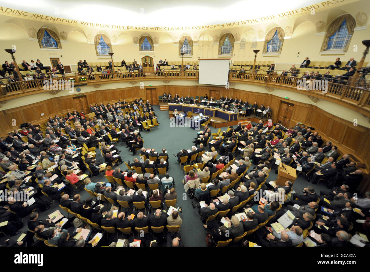 General view of the General Synod at Church House, London Stock Photo ...