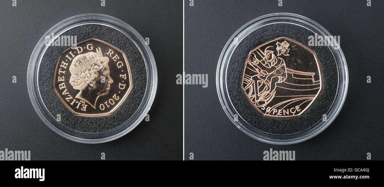 A special gold commemorative coin featuring the winning design of Theo ...