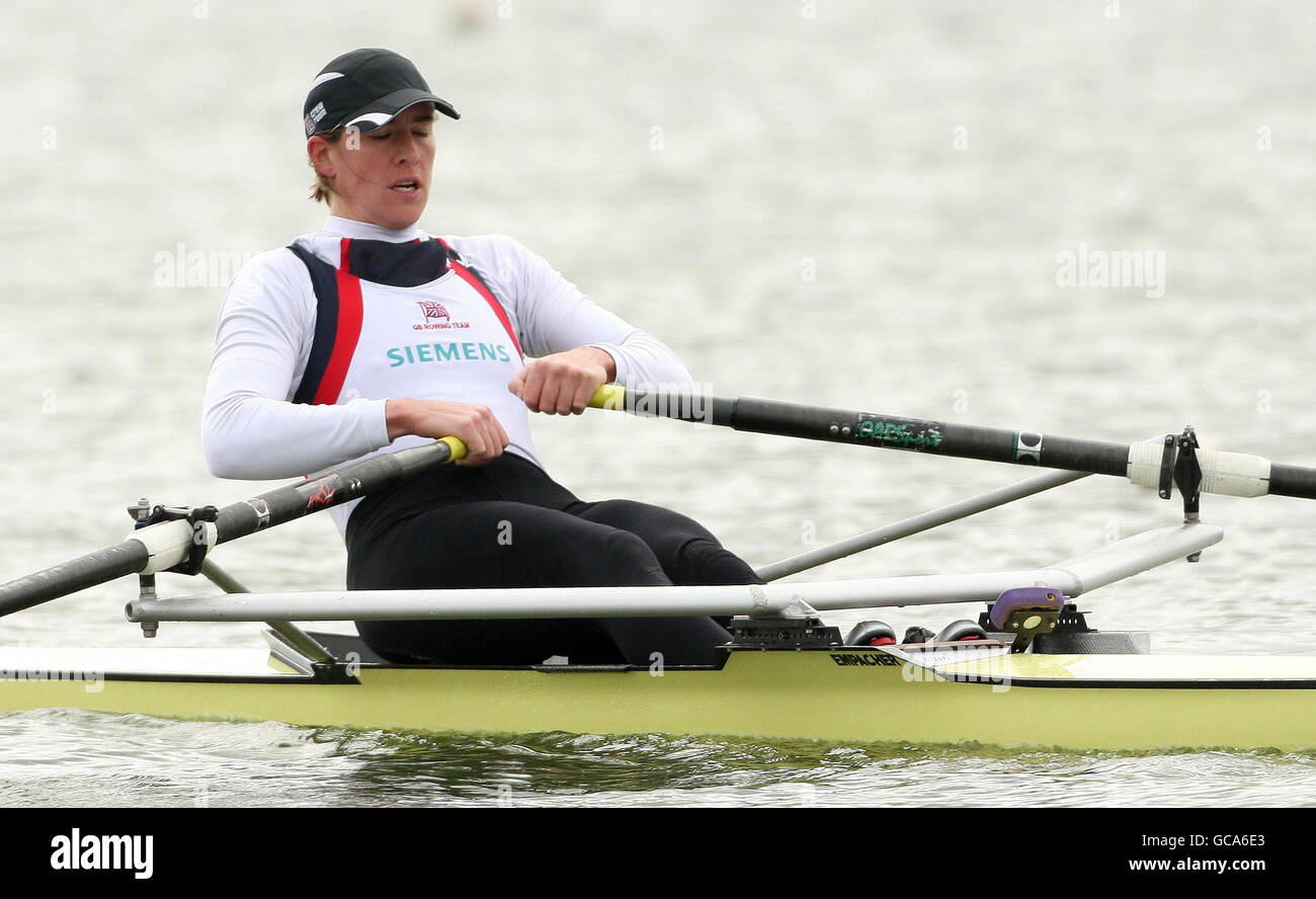 Rowing - Great Britain Rowing Team Assessment - Dorney Lake Stock Photo ...