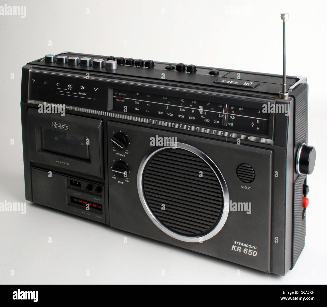 broadcast, radio, radio sets, radio cassette recorder Steracord KR 650 ...