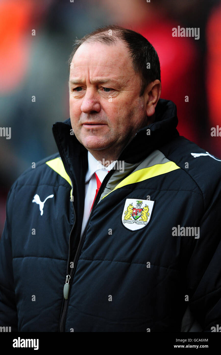 During the coca cola championship match at bramall lane hi-res stock ...