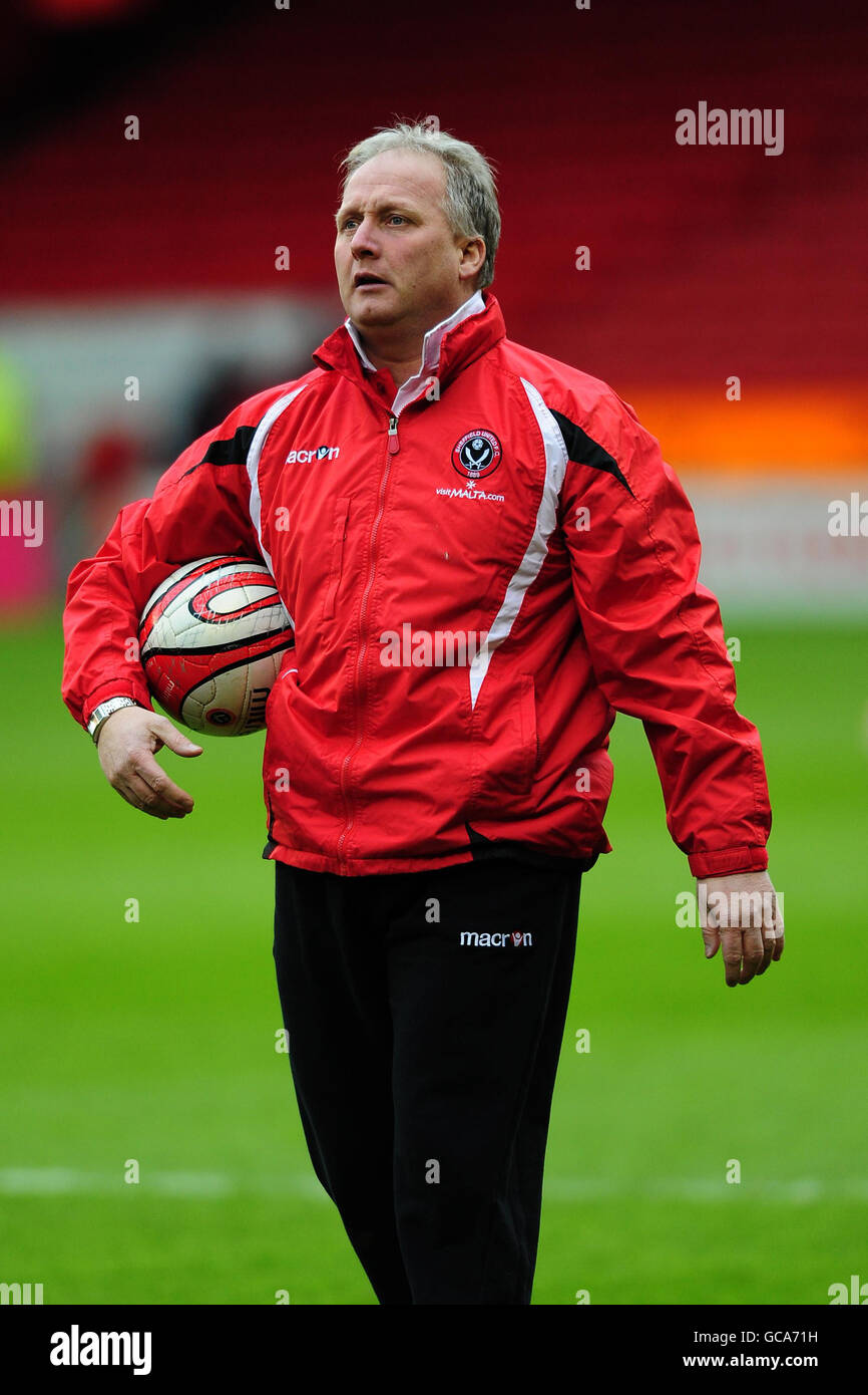 Sheffield United Manager Kevin Blackwell during the Coca-Cola ...