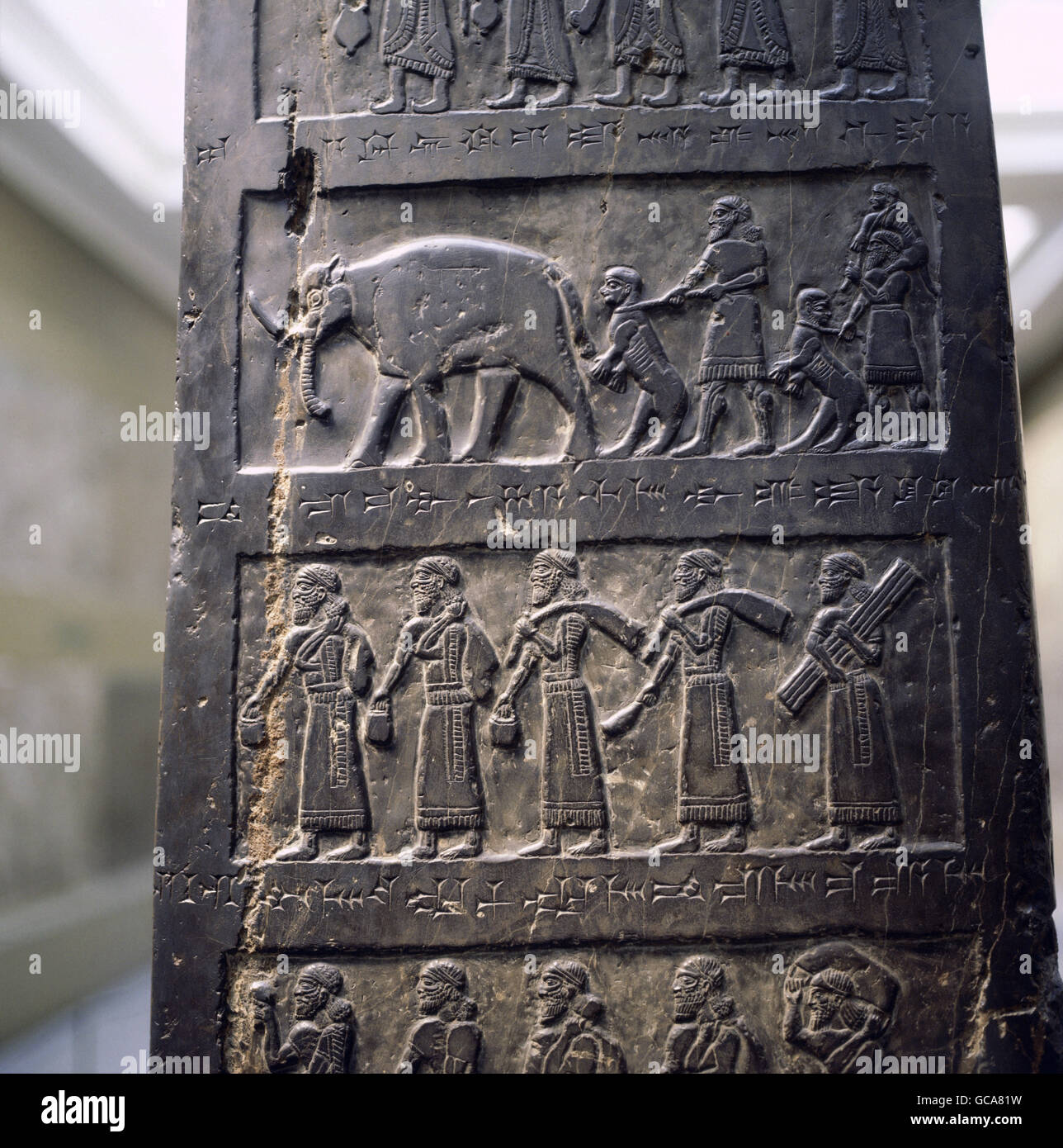 Black obelisk assyrian jehu hi-res stock photography and images - Alamy