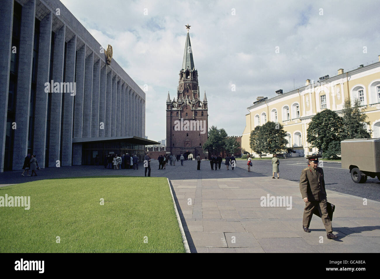 geography / travel, Russia, Moskow, Kremlin, Congress Palace, Spasskaya ...