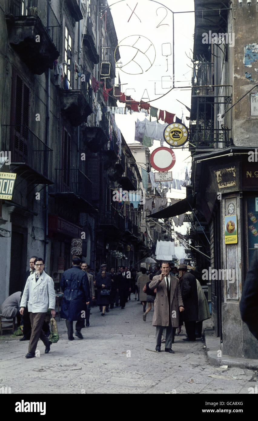 geography / travel, Italy, Sicily, Palermo, street scenes, street scene ...