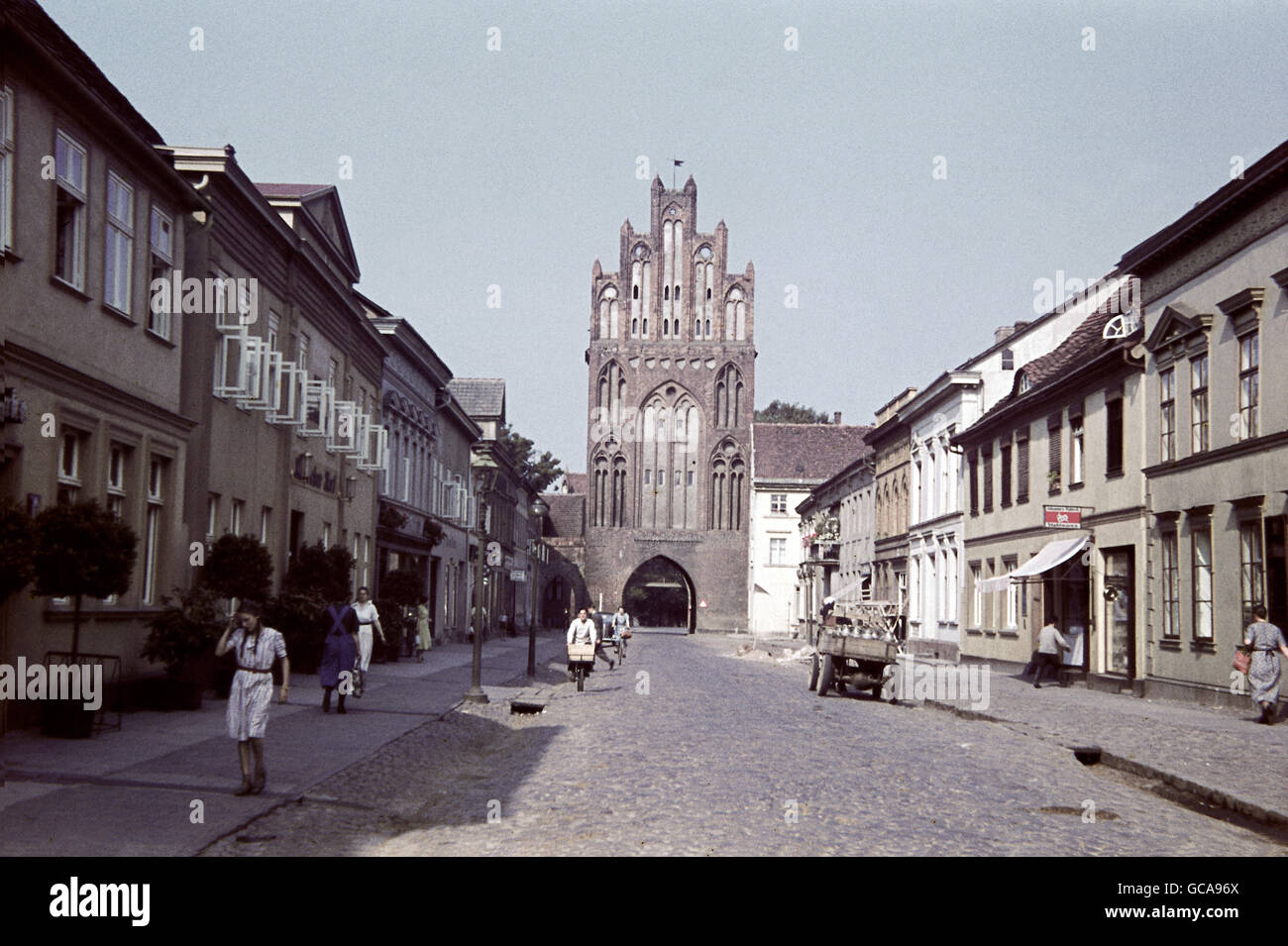geography / travel, Germany, Neubrandenburg, buildings, gates ...