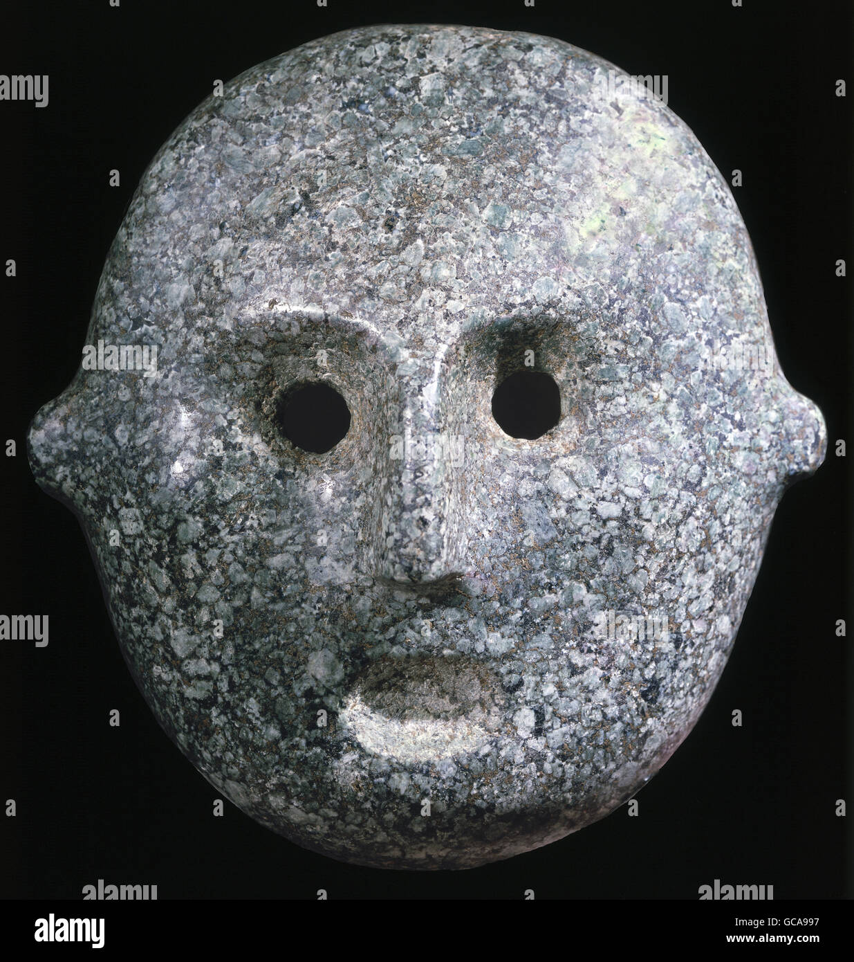 Green stone mask mexico hi-res stock photography and images - Alamy