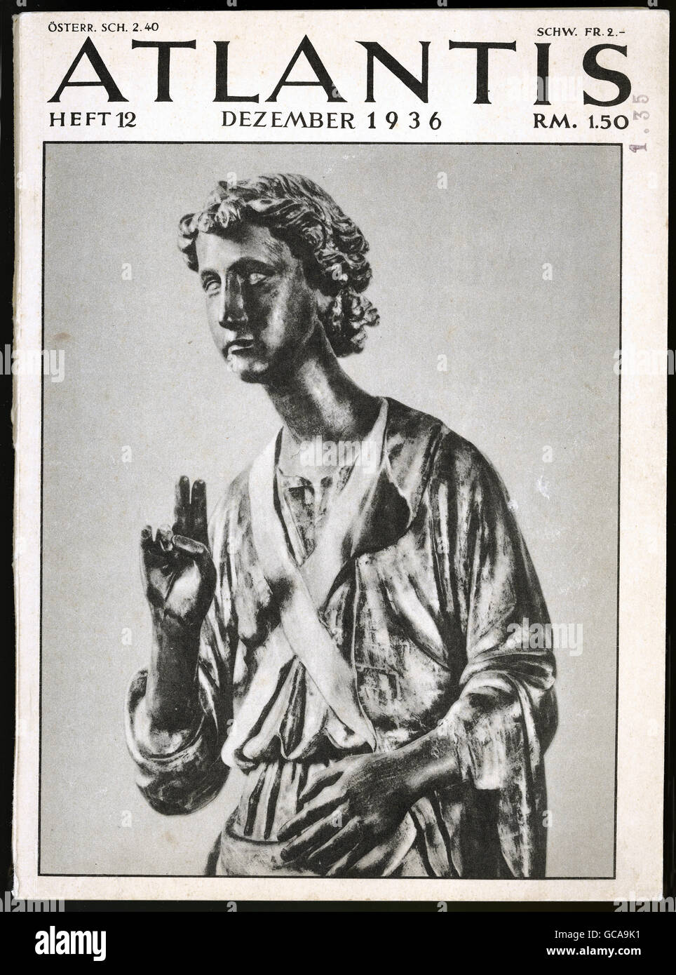 press / media, journals / magazines, "Atlantis", 8th volume, number 12 ...