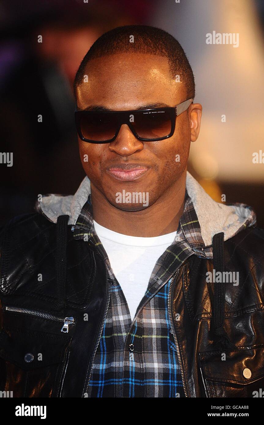 Taio Cruz arriving for the BRIT Awards 2010, at Earls Court, London ...
