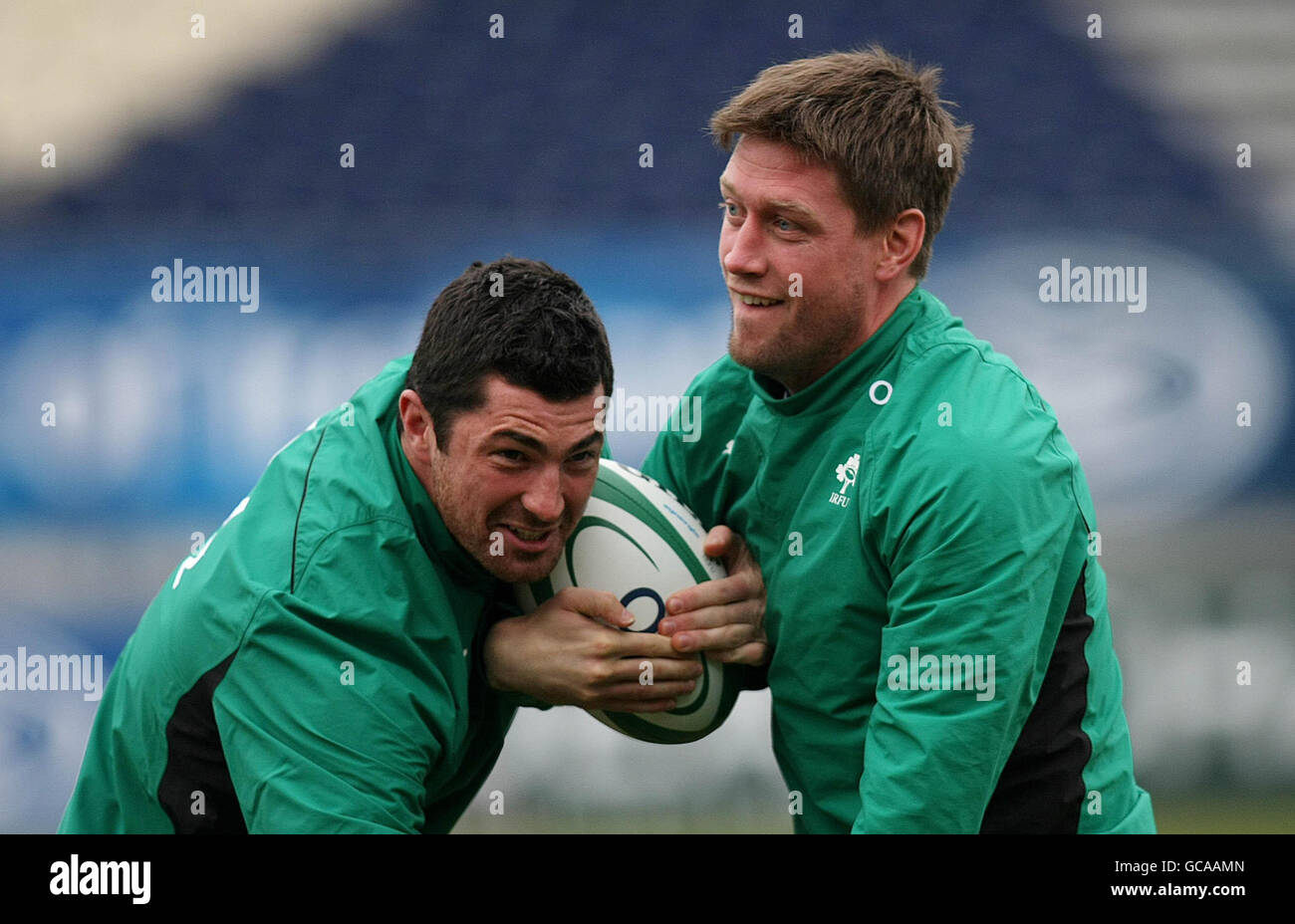 Rugby Union - Ireland Training Session - RDS - Dublin Stock Photo - Alamy