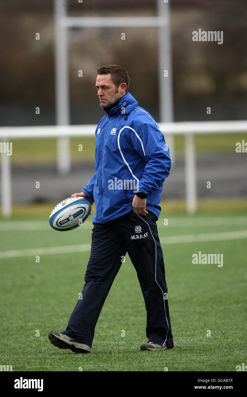 Rugby Union - Scotland Training Pre France - Murrayfield. Graham ...