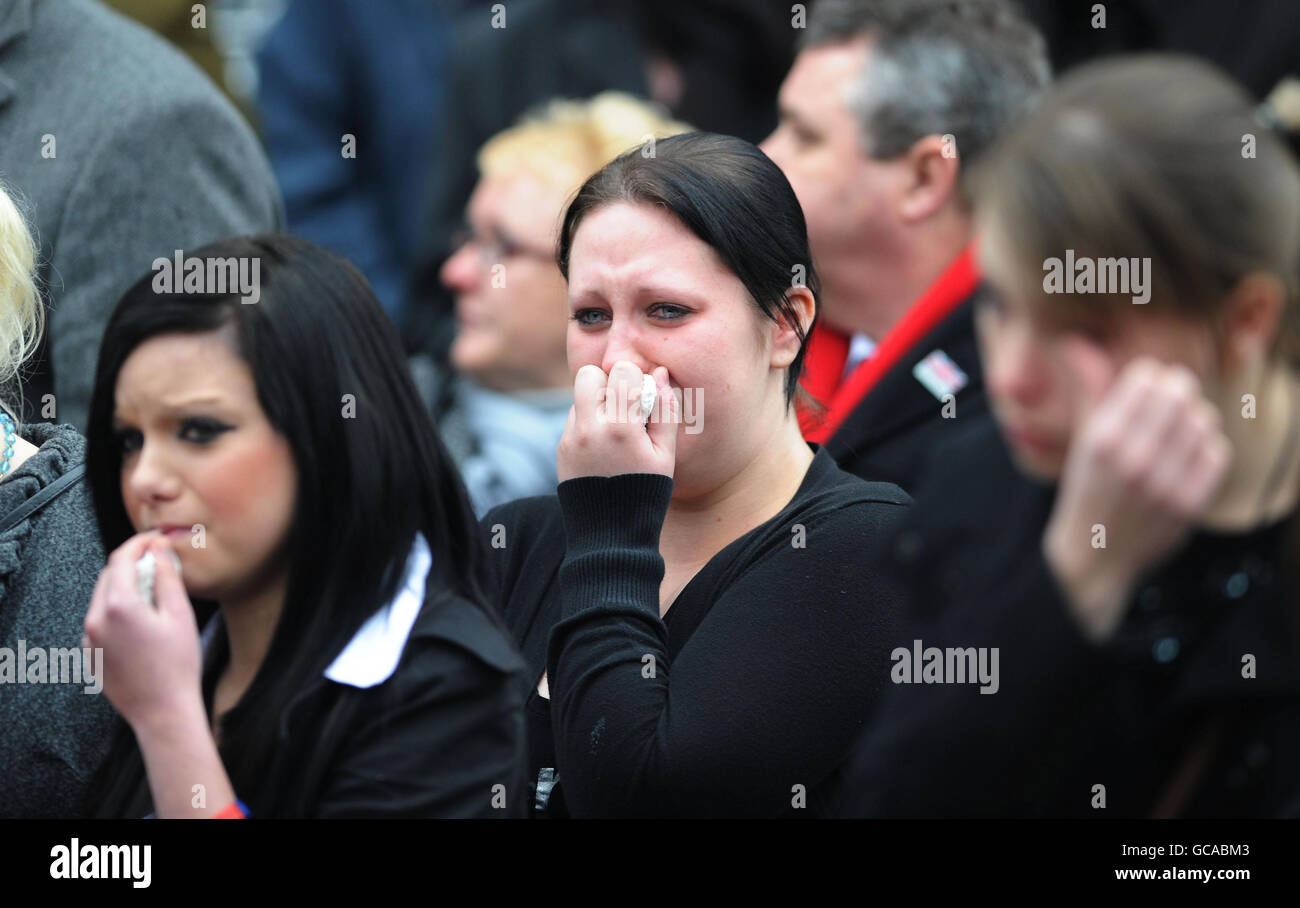 Rifleman Luke Farmer funeral Stock Photo - Alamy