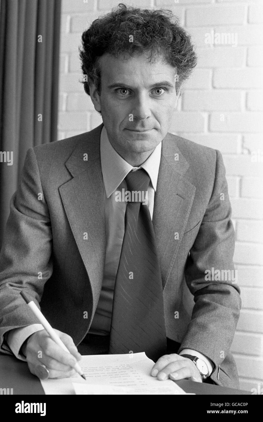 The classical composer, Peter Maxwell Davies, photographed at the Royal ...