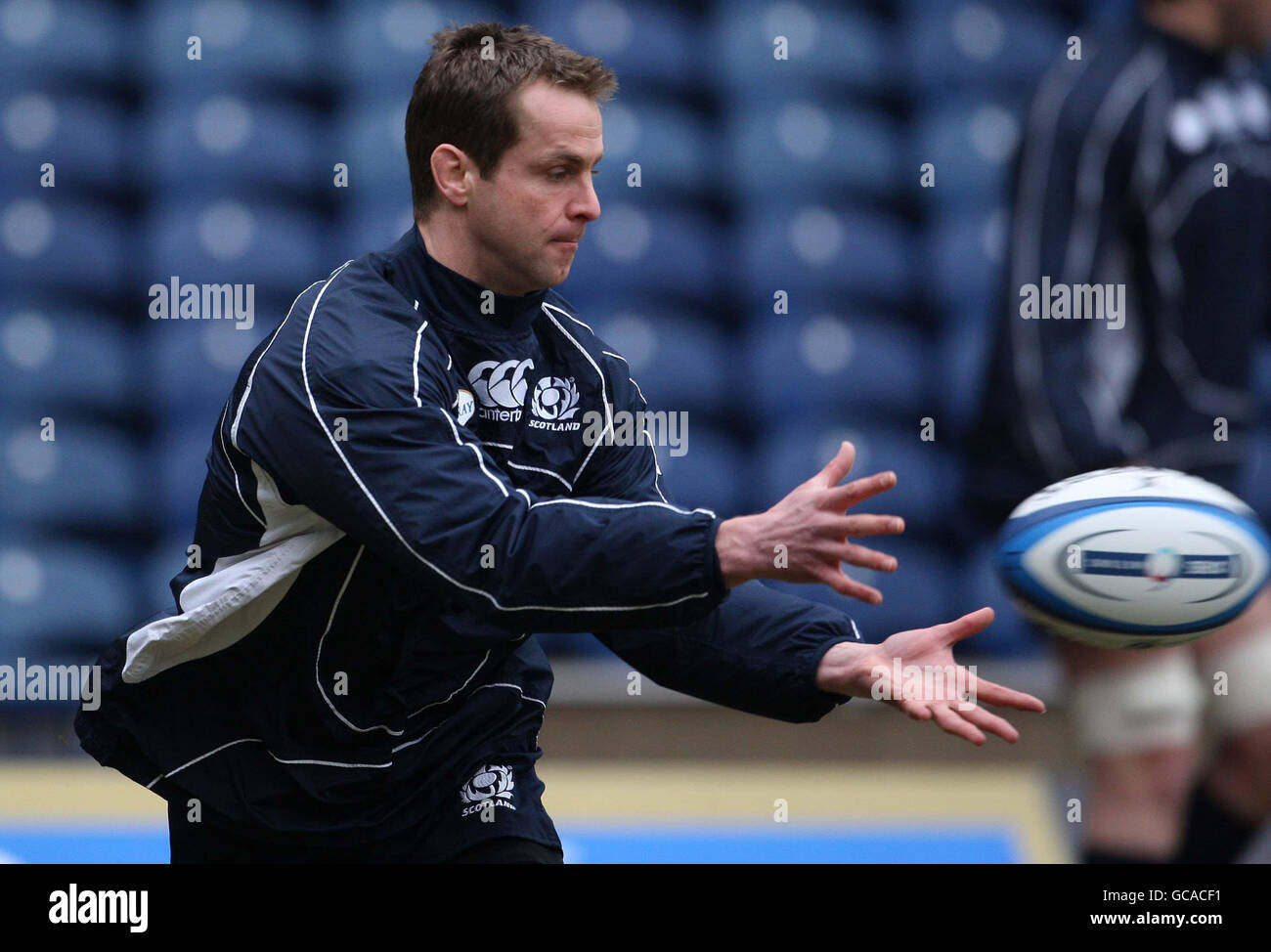 Chris paterson captains run murrayfield hi-res stock photography and ...