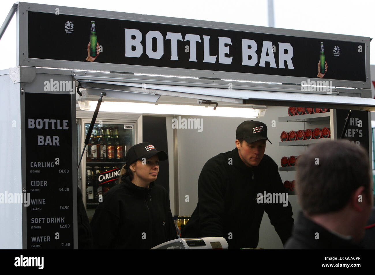 Carling new sponsors of scottish rugby hi-res stock photography and ...