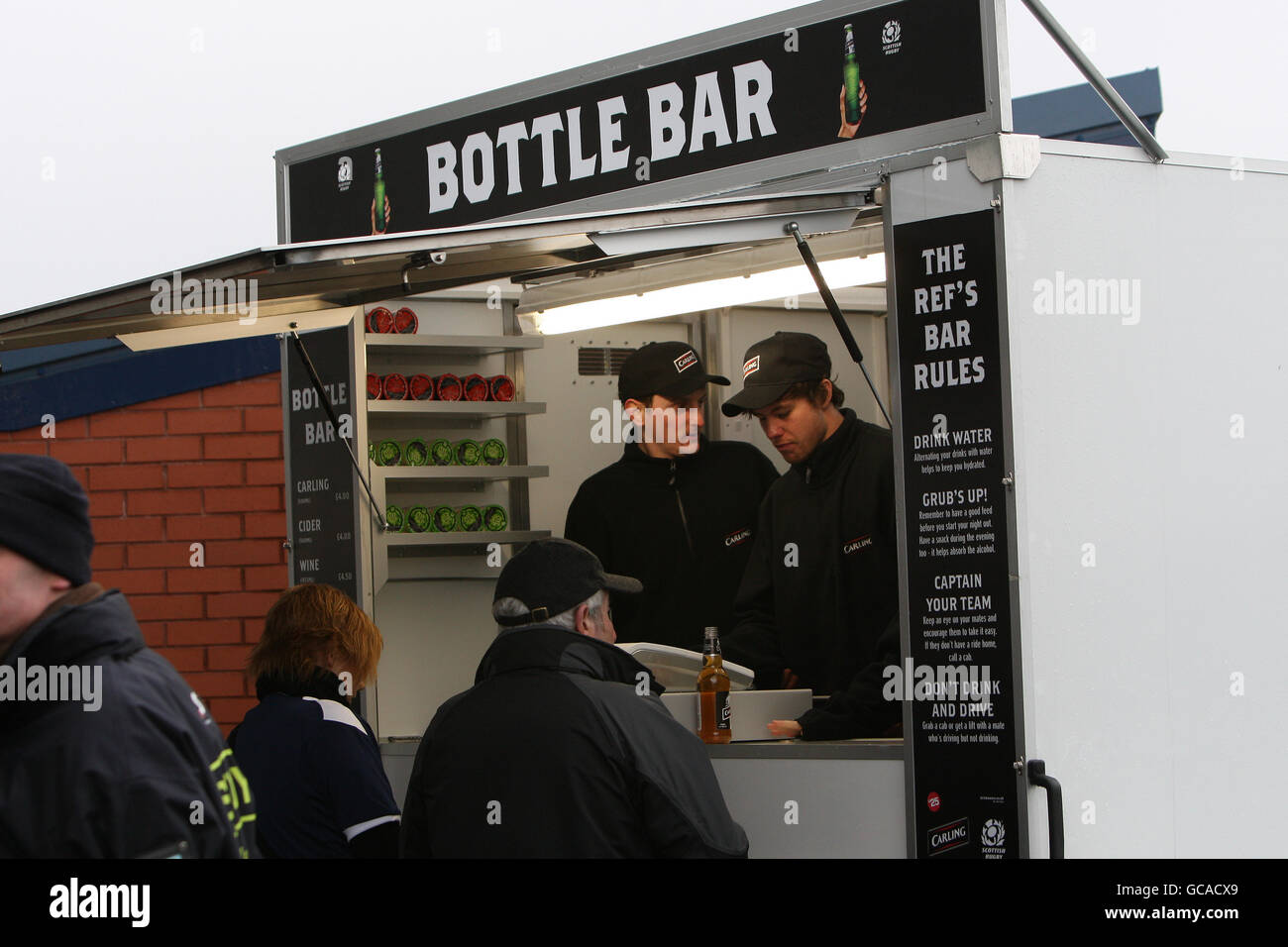 Carling new sponsors of scottish rugby hi-res stock photography and ...