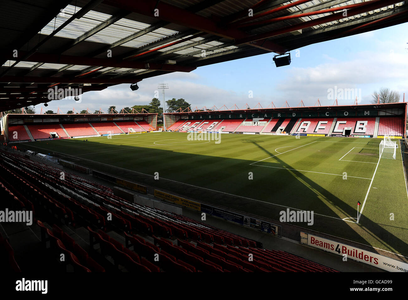 A general view of the inside of the Fitness First Stadium Stock Photo ...