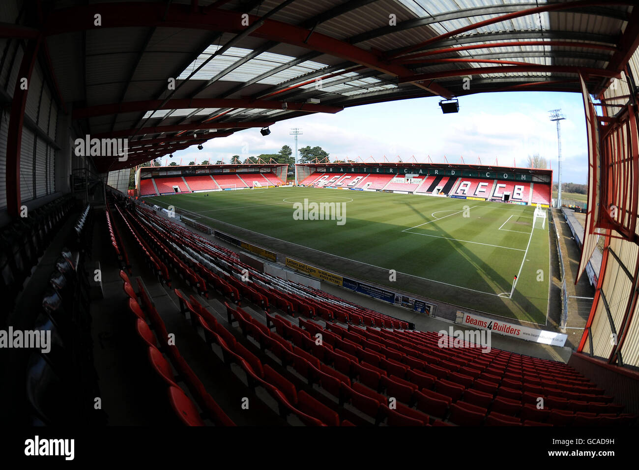 A general view of the inside of the Fitness First Stadium Stock Photo ...