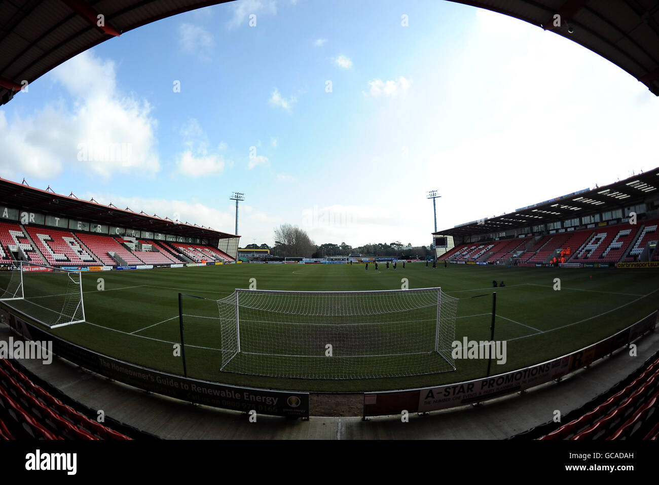 A general view of the inside of the Fitness First Stadium Stock Photo ...