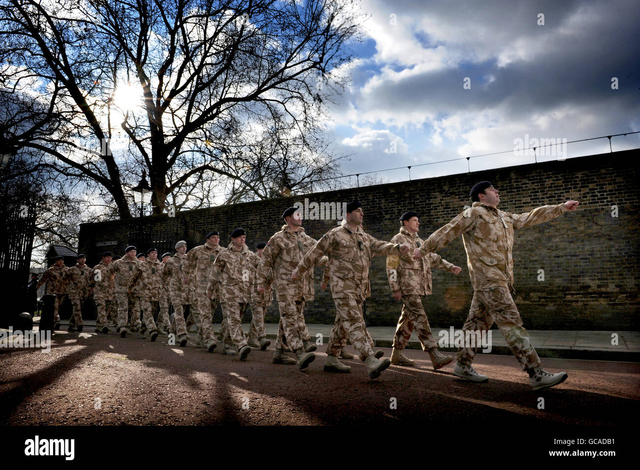 Members of The Queen's Own Yeomanry, The Royal Mercian and Lancastrian ...