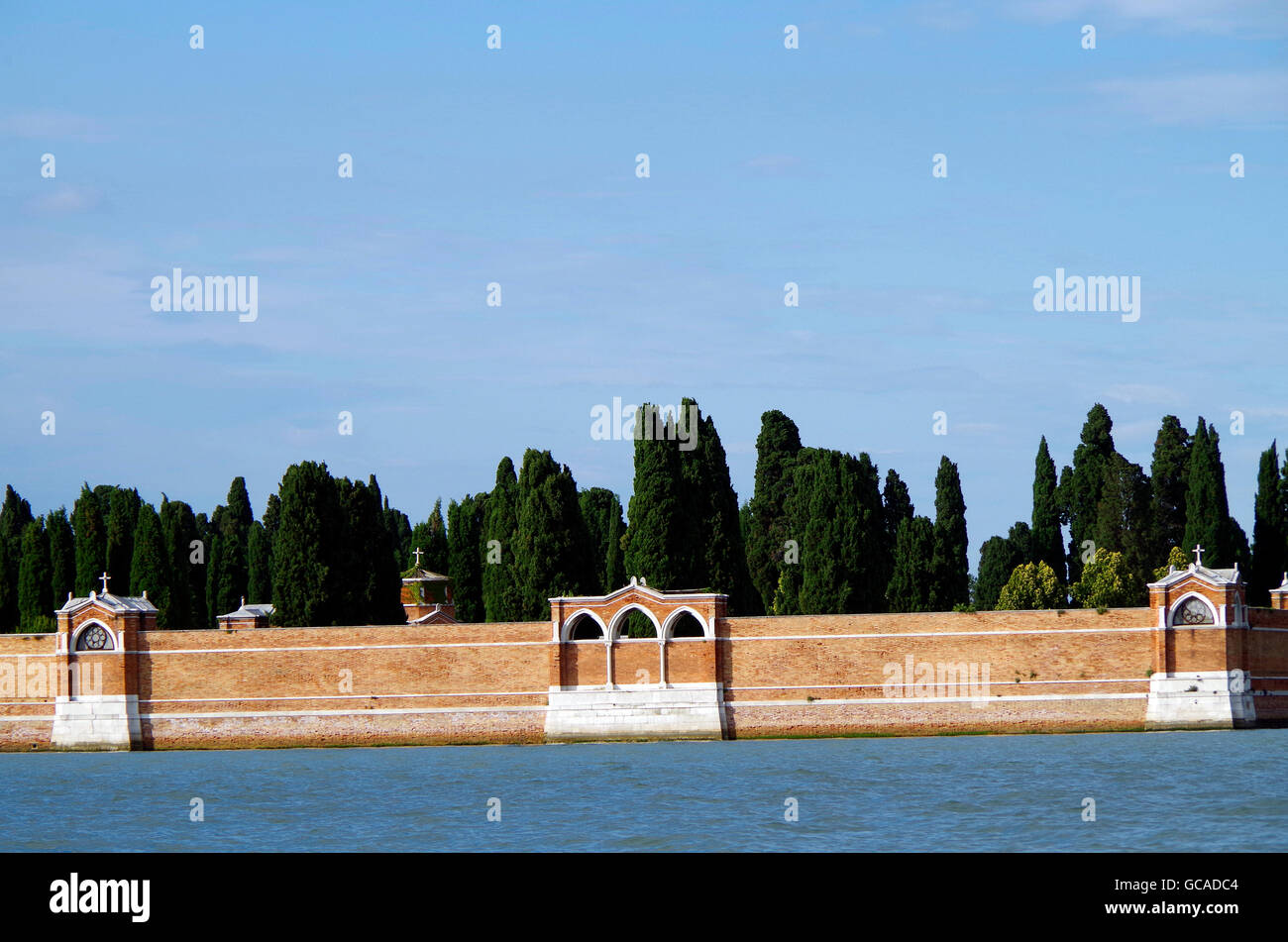 Dark evergreen trees associated with cemeteries cemetery burial ground ...