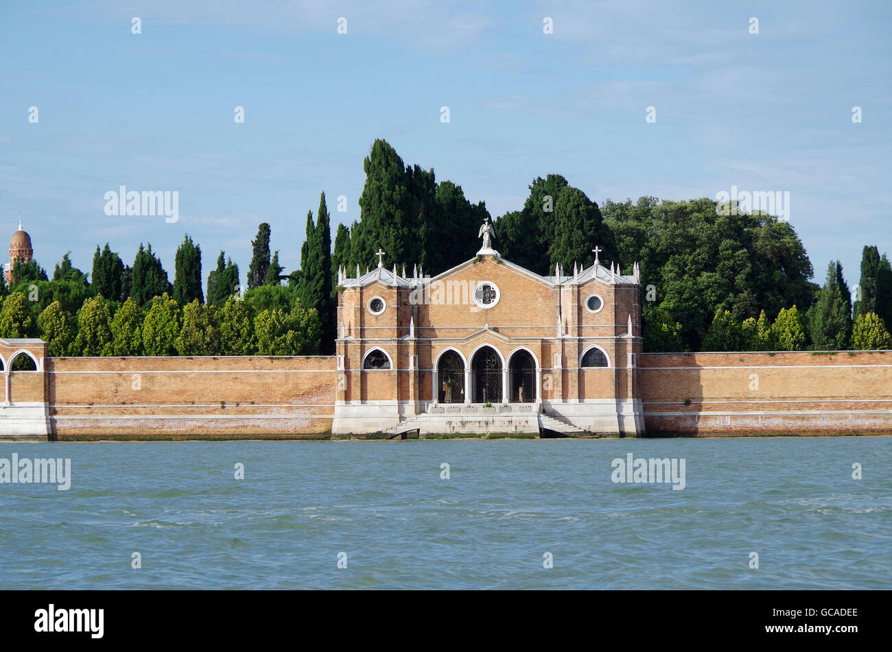 Dark evergreen trees associated with cemeteries cemetery burial ground ...