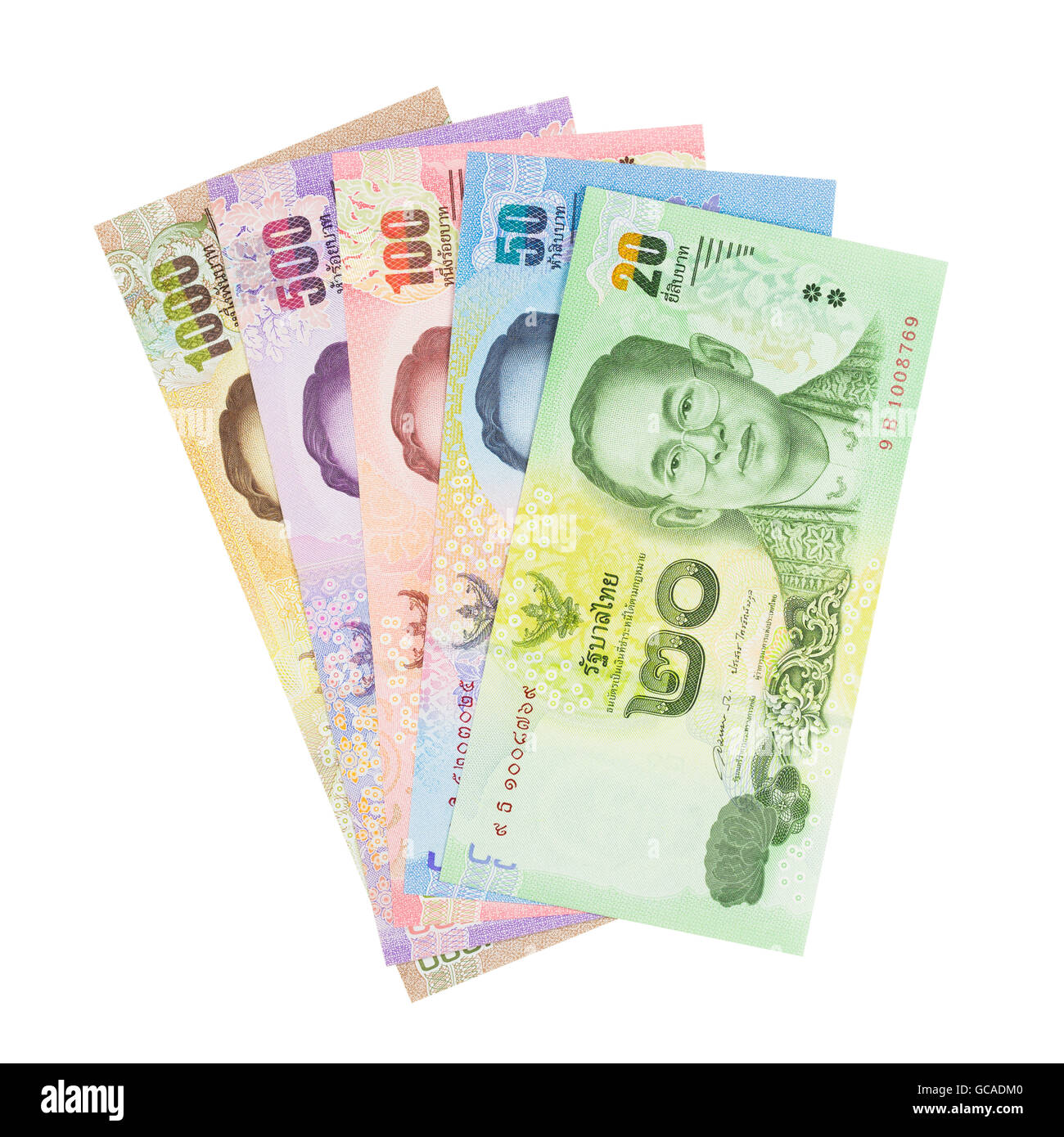 Thai banknotes in various denominations Stock Photo - Alamy