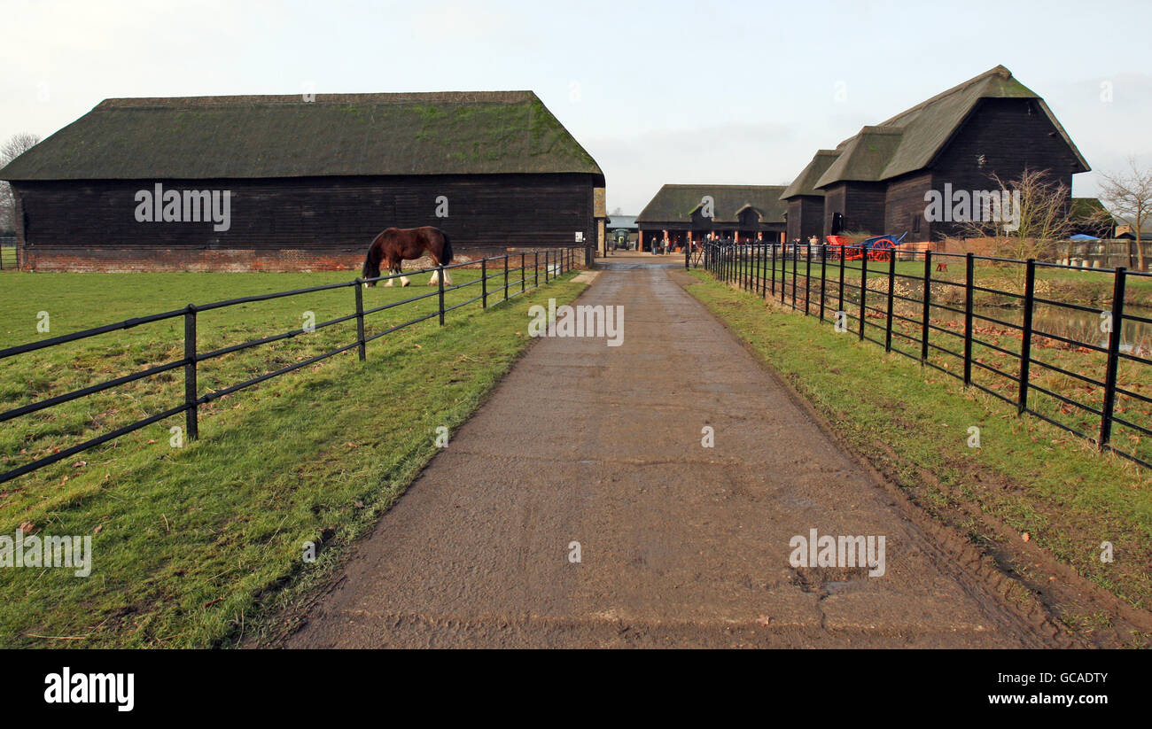 Wimpole Hall Farm in Arrington, Cambridgeshire Stock Photo - Alamy