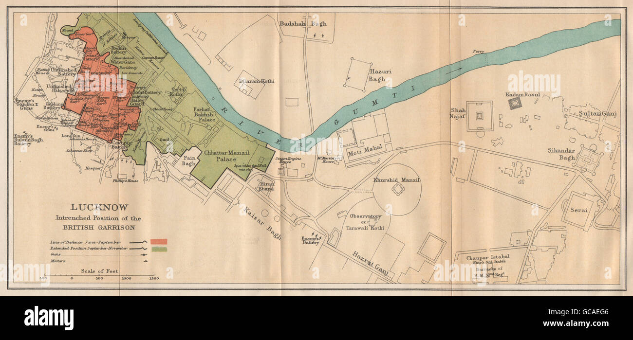 Lucknow map High Resolution Stock Photography and Images - Alamy